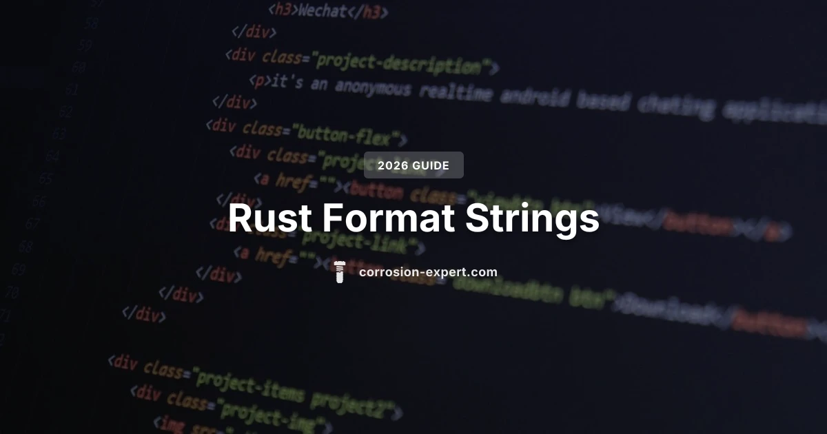 Rust format string: Practical guide to formatting in Rust
